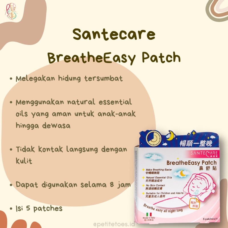 Jual Sante Care Breathe Easy Patch | Koyo Pelega Nafas Anak | Shopee Indonesia