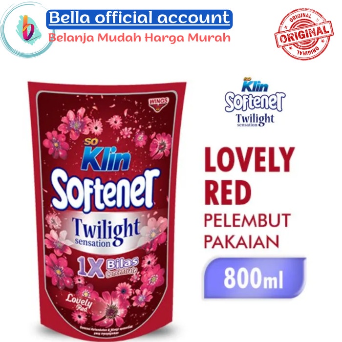 Jual So Klin Softener 1x Bilas Twilight Sensation Flowery Blue Pouch ...