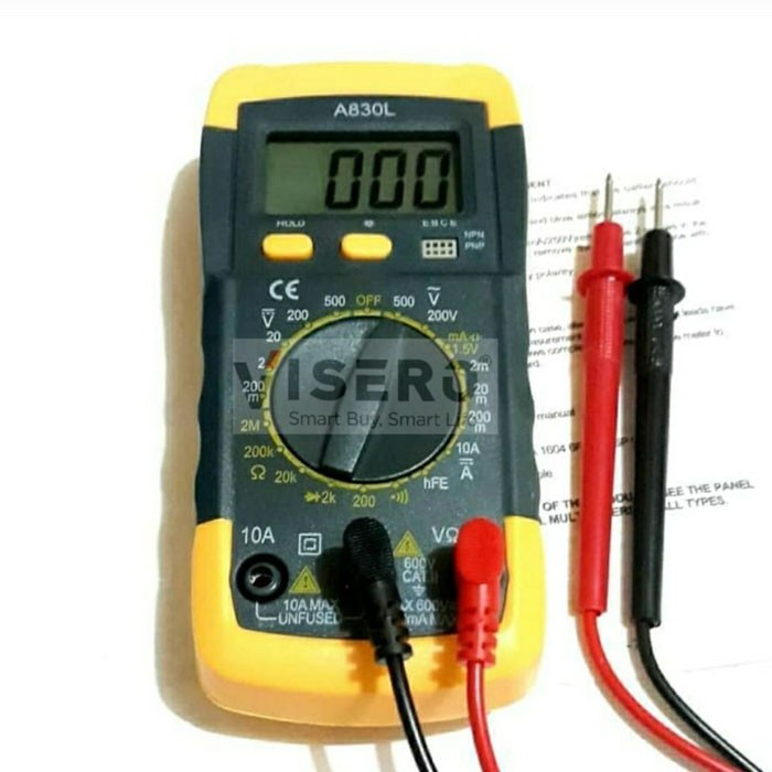 Jual Visero A830L Multitester Digital Multimeter Avometer A830L ...