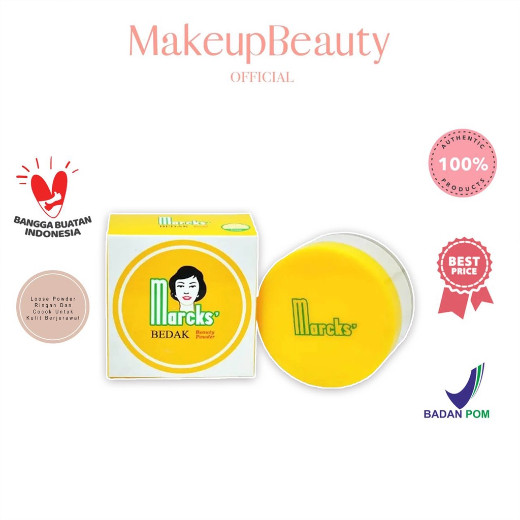 Jual MARCK'S Marcks Active Beauty Powder 20gr - Bedak Tabur | Shopee ...