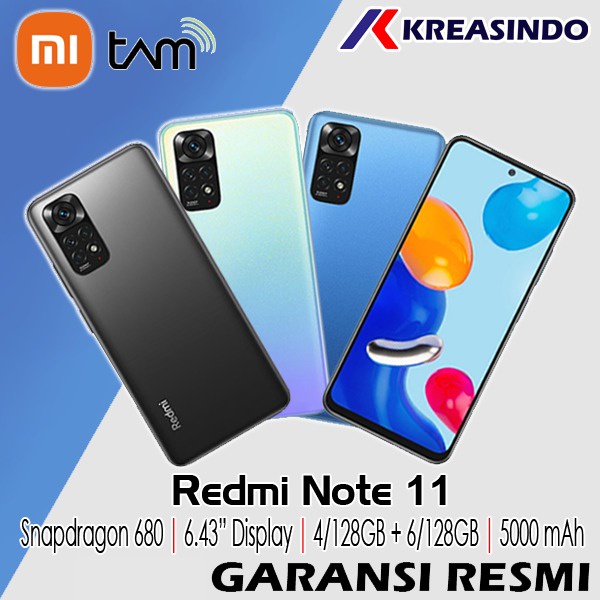 Jual XIAOMI Redmi Note 11 4/128 6/128 Ram 4GB 6GB Internal 128GB ...