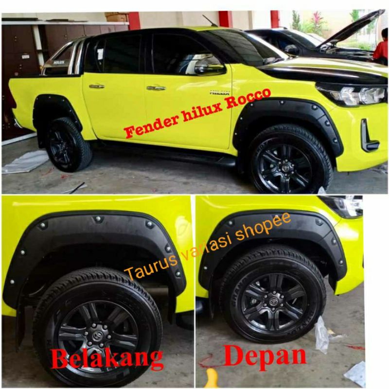 Jual OVER FENDER TOYOTA HILUX REVO/ROCCO 2015 2016 2017 2018 2019 2020 ...