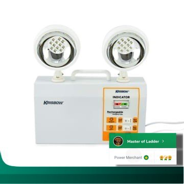 Jual Krisbow Lampu Darurat/ Emergency Lamp otomatis nyala saat listrik ...