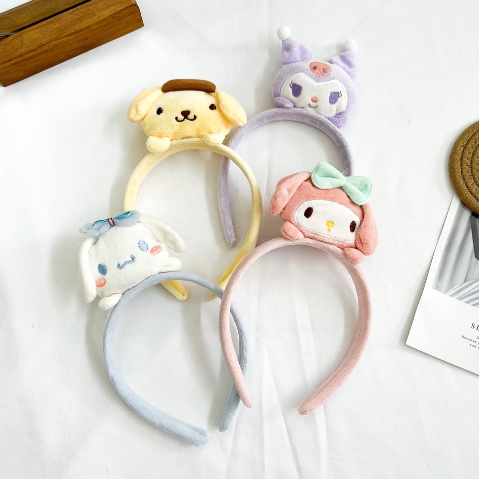 Jual HEADBAND SANRIO MELODY CINNAMOROLL POMPURIN KUROMI / BANDANA LUCU ...