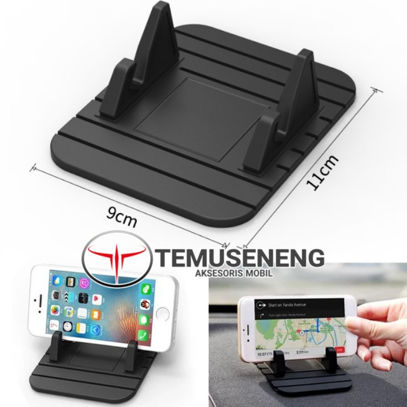 Jual M - Alas Hp Dashboard Mobil Meja Stand Handphone Anti Slip Phone ...