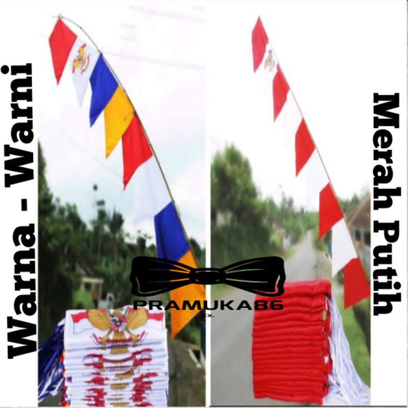 Jual Bendera Umbul - Umbul Merah Putih Garuda dan Sarna Warni Bijian ...
