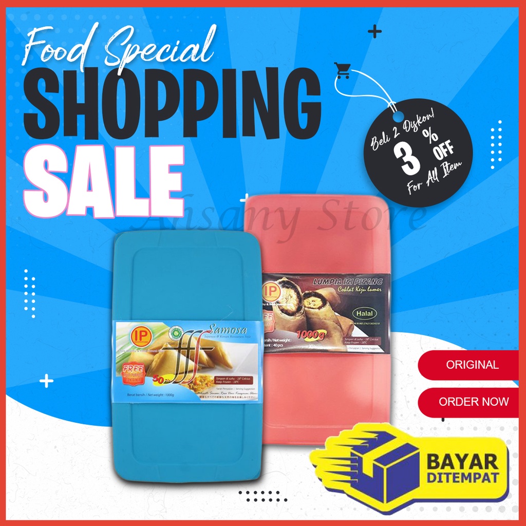 Jual Samosa Lumpia Piscok Pisang Frozen Food Makanan Beku Murah Lainnya ...