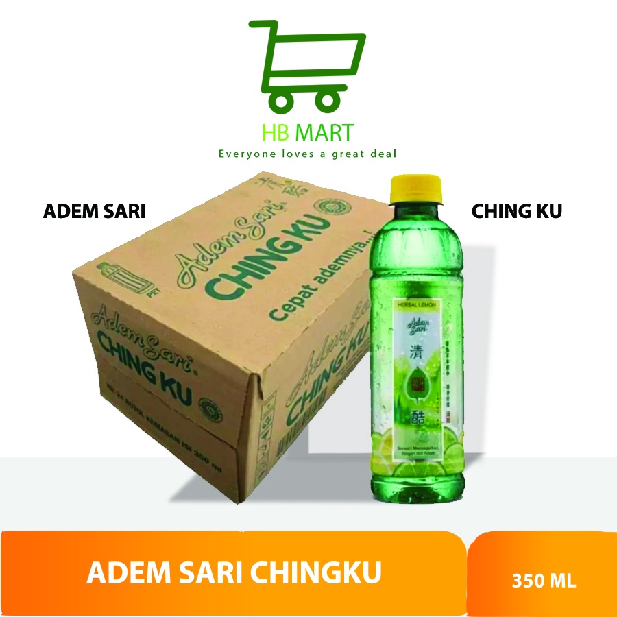 Jual Adem Sari Ching Ku Botol [350ml / 24 botol / 1 karton] | Shopee Indonesia