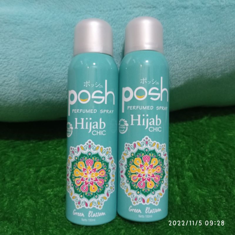 Jual Posh hijab chic 150ml (Green Blossom) | Shopee Indonesia