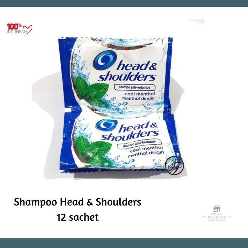 Jual shampoo head & shoulder sachet / shampo sachet head & shoulder ...