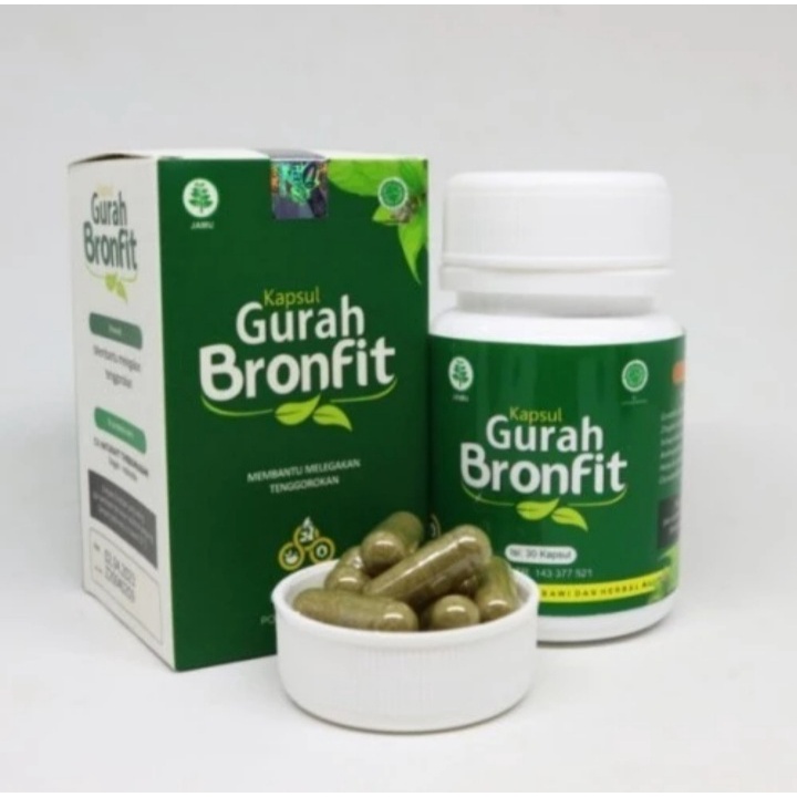 Jual KAPSUL GURAH BRONFIT 30 DAN 50 KAPSUL ATASI BATUK SESAK NAPAS PARU ...