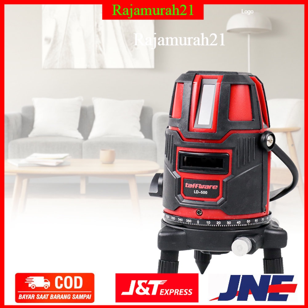 Jual Taffware Mesin Self Leveling 5 Line Laser Red Beam Infrared 4D ...