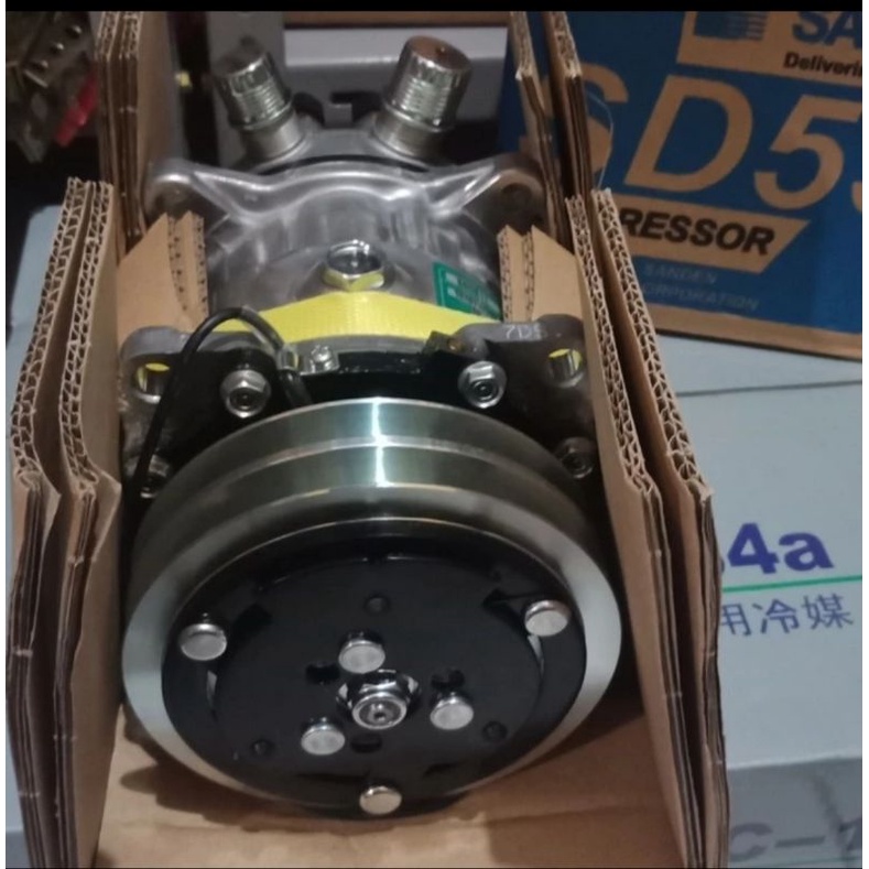 Jual compresor compressor AC Sanden 507 12v 12volt original asli sanden ...