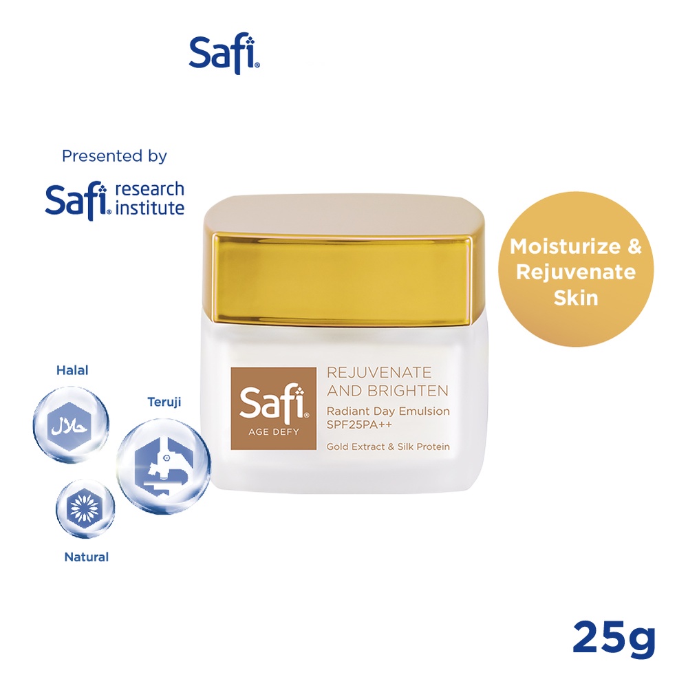 Jual Safi Age Defy Anti Aging Radiant Day Emulsion SPF25PA++ 25gr - Day ...