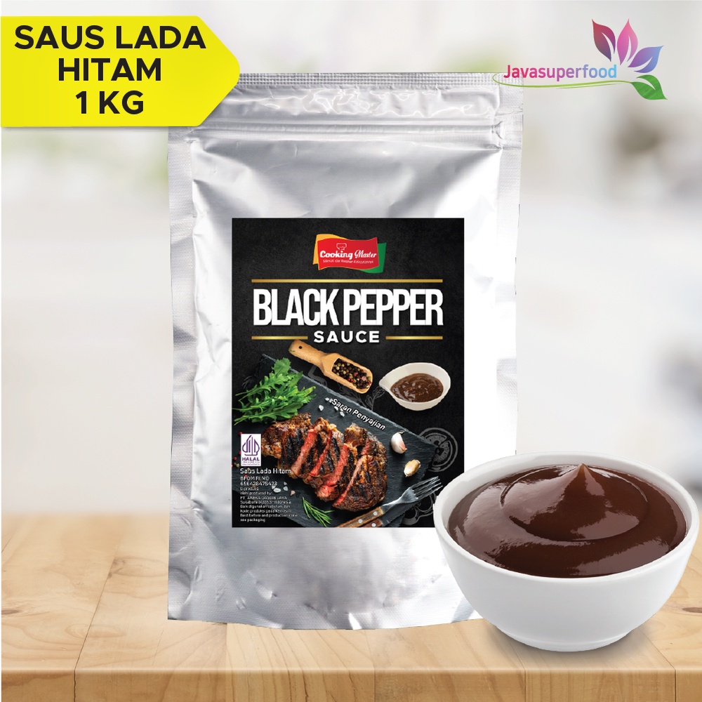 Jual Cooking Master - Blackpepper Sauce / Saus Lada Hitam 1 KG | Shopee ...