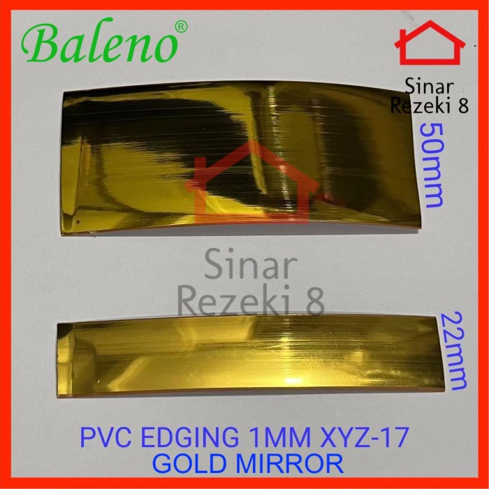 Jual Edging HPL Baleno XYZ 17 GOLD MIRROR / Emas Kilap List Pinggiran ...