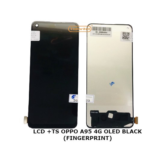 Jual LCD FULLSET OPPO A95 4G OLED BLACK (FINGERPRINT) | Shopee Indonesia
