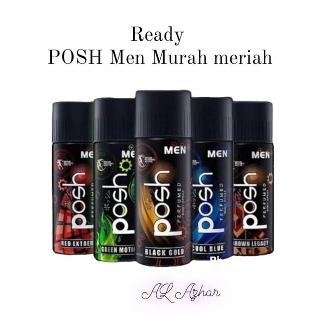 Jual POSH MEN Parfume Body Spray 150ML | Shopee Indonesia