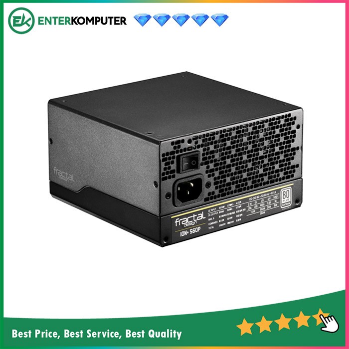 Jual Fractal Ion+ 560W Platinum Fully Modular / PSU 560W | Shopee Indonesia