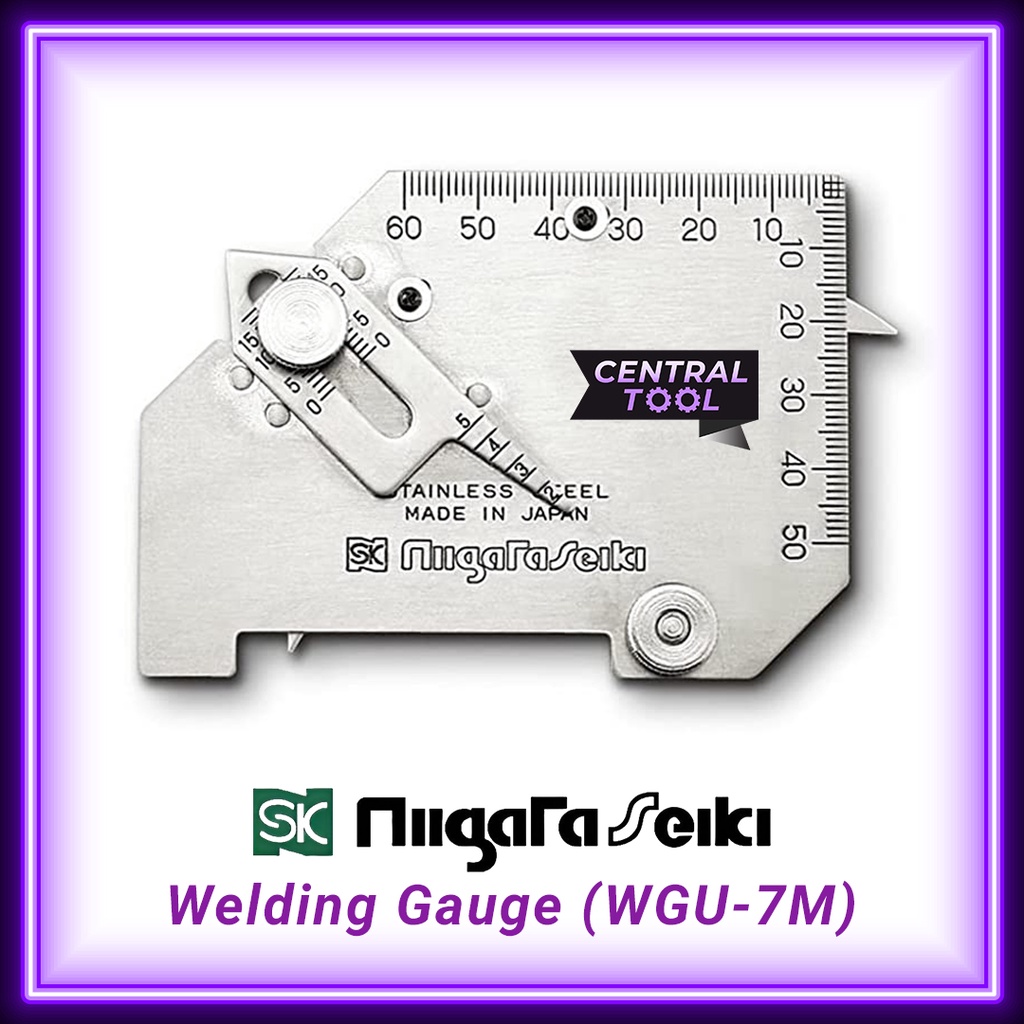 Jual Welding Gauge Alat Ukur Las WGU-7M Niigata Seiki SK OrIginal Made In Japan | Shopee Indonesia