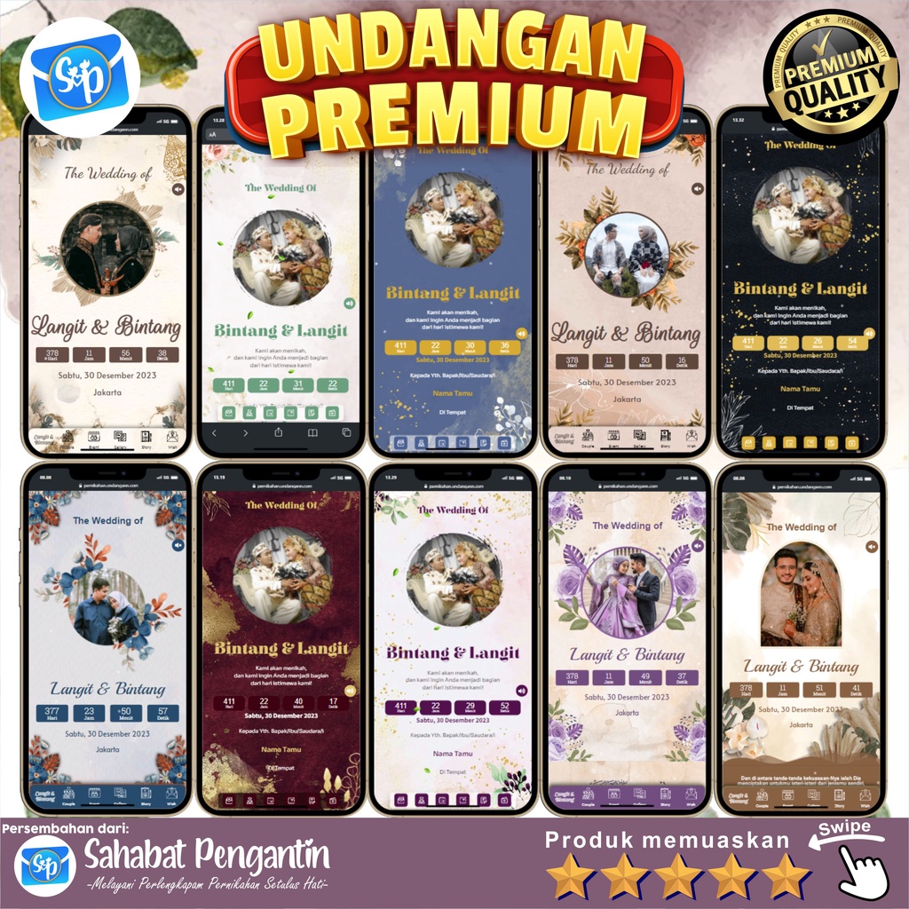Jual Lagi Diskon Undangan Digital Website/Link Premium + Bonus Undangan ...