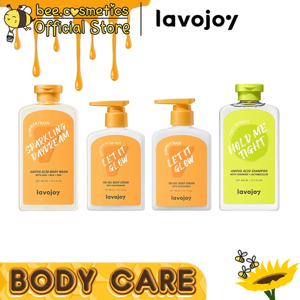 Jual LAVOJOY BODY CARE 300ML-400ML SERIES ( BODY SERUM LET IT GLOW ...