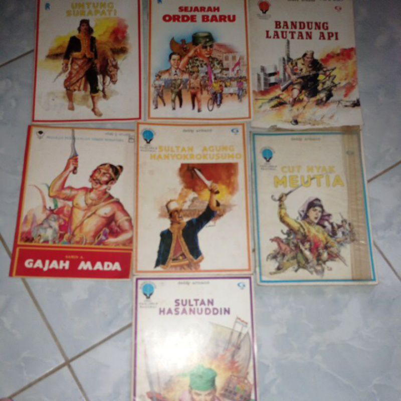 Jual Paket 7 buku seri sejarah perang dan pahlawan Indonesia by Deddy ...