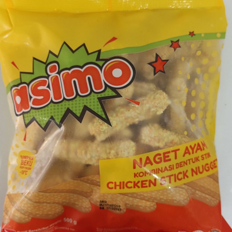 Jual ASIMO Naget Ayam Bulat Stick 500gr | Shopee Indonesia
