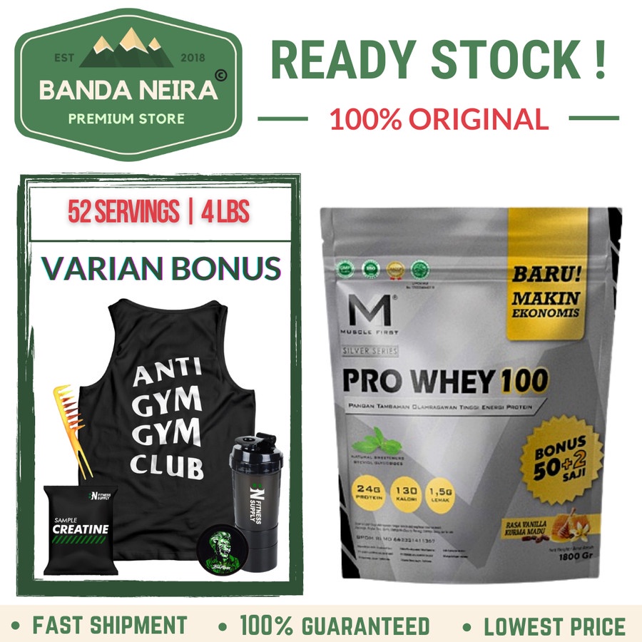 Jual M1 Muscle First MuscleFirst Pro Whey 100 Protein Powder | Shopee ...