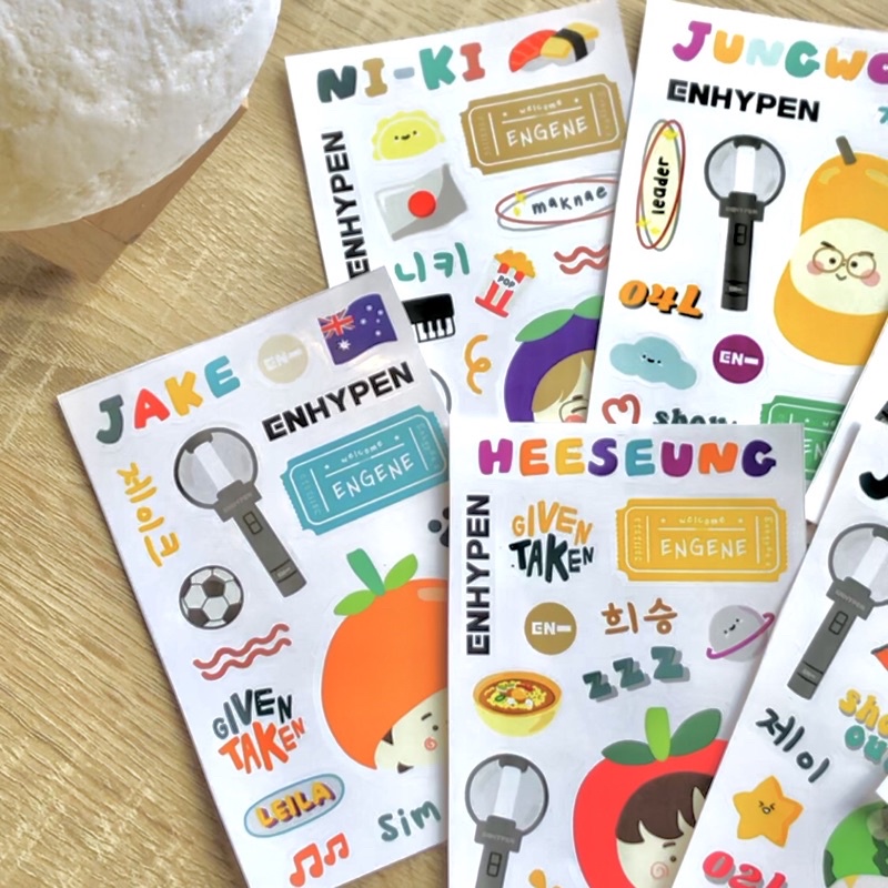 Jual [NEW] Stiker kpop motif Enhypen Engene vinyl waterproof untuk case hp tumblr korea | Shopee ...