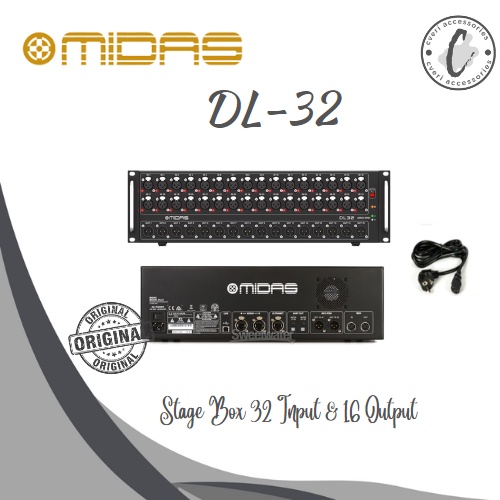 Jual MIDAS DL32 Stage Box 32 Input & 16 Output Original Midas DL-32 | Shopee Indonesia