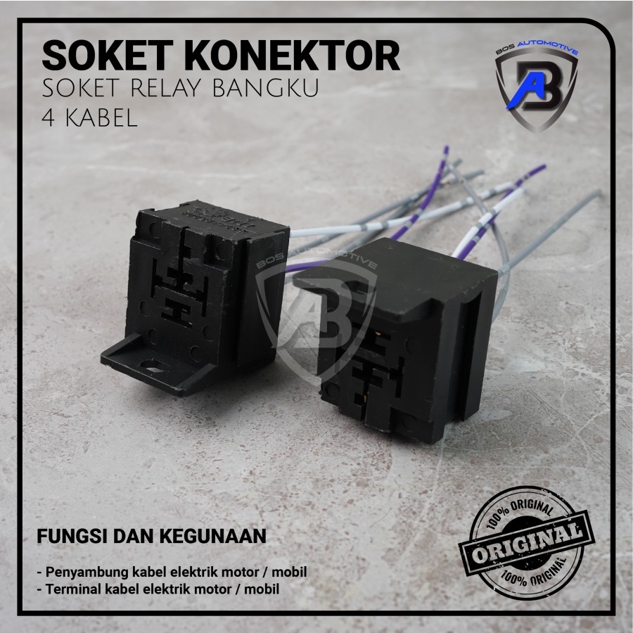 Jual Socket Cable Relay Gandeng / Soket Relay Bangku / Rumah Relay ...