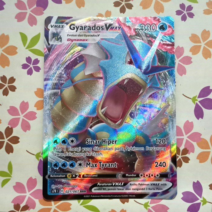 Jual Kartu Gyarados Vmax V Max Rrr S7R 021/067 Pokemon Tcg Indonesia ...