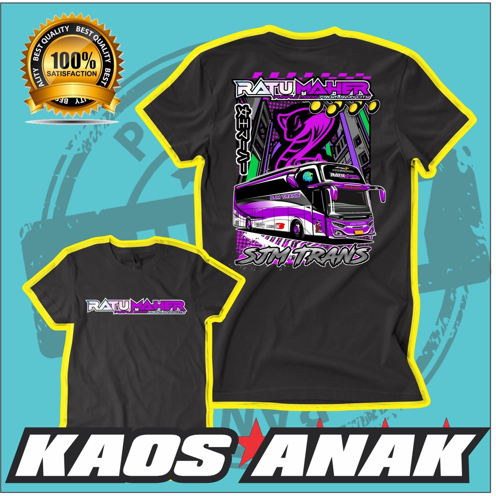 Jual KAOS BIS SJM TRANS RATU MAHER (FREE STIKER) | Shopee Indonesia