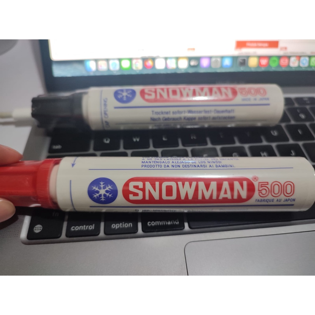 Jual Spidol Snowman Besar J-500 Permanent COD | Shopee Indonesia
