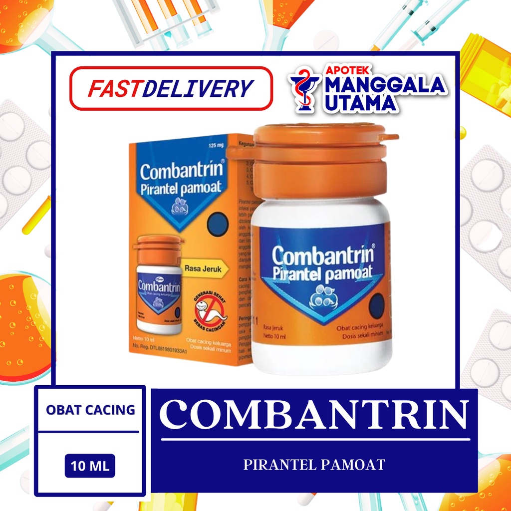 Jual COMBANTRIN SIRUP PER BOTOL ISI 1O ML | Shopee Indonesia