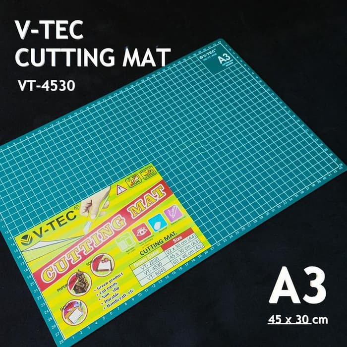 Jual Cuting Mat A3 V-Tec - Cutting Matt Alas Potong A3 | Shopee Indonesia