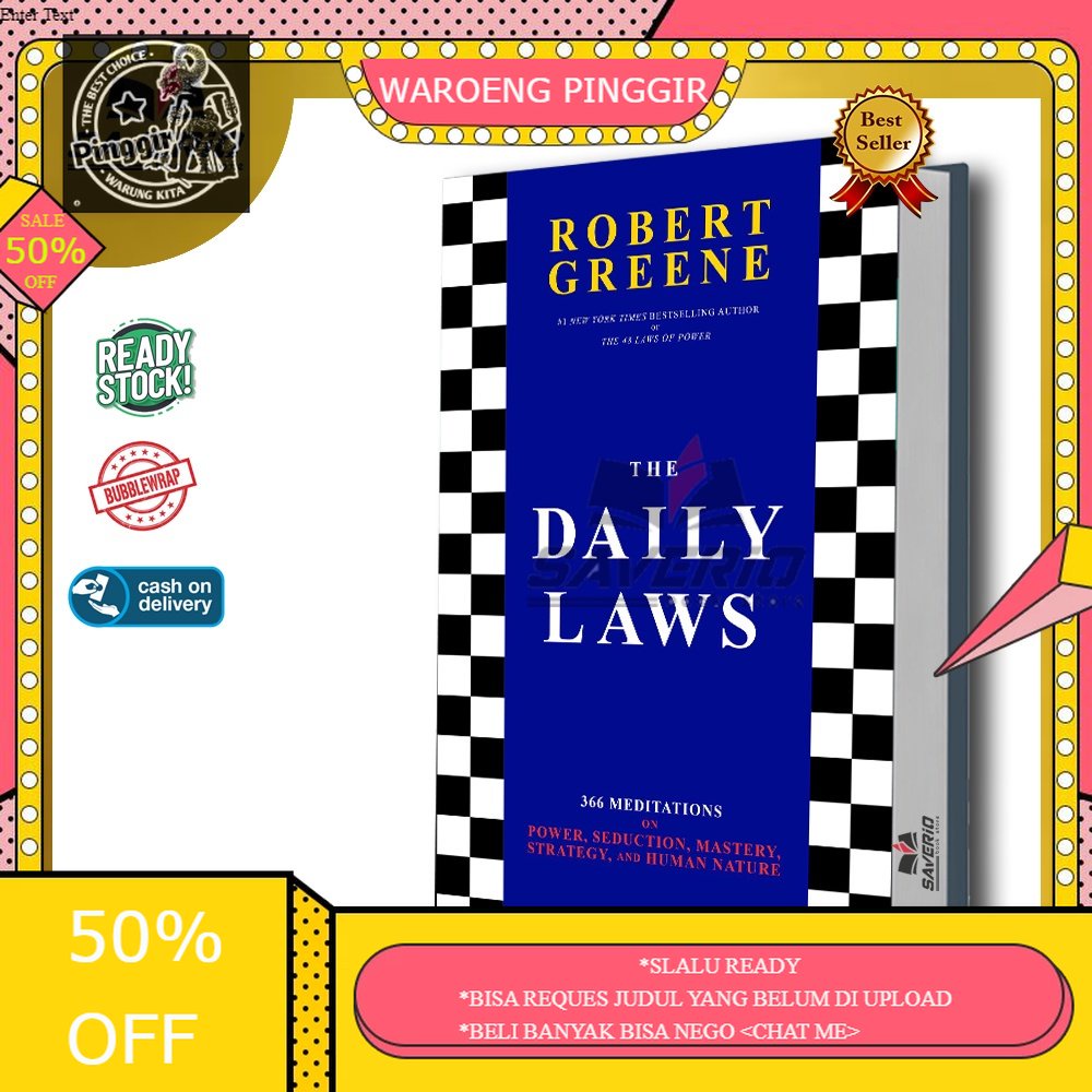 Jual Buku Robert Greene - The Daily Laws | Shopee Indonesia