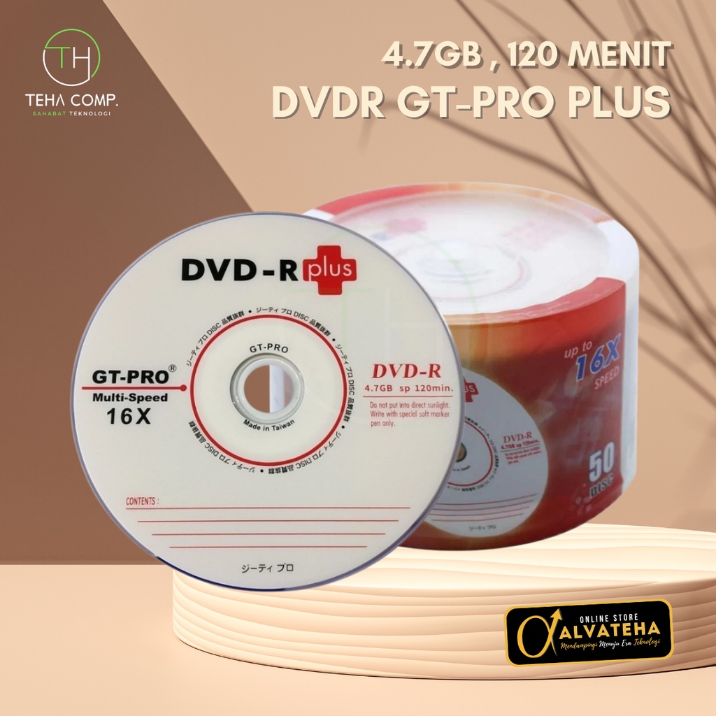 Jual DVD DVDR Disk Kosong 4.7GB 120Min Burning Disc Blank Media ...