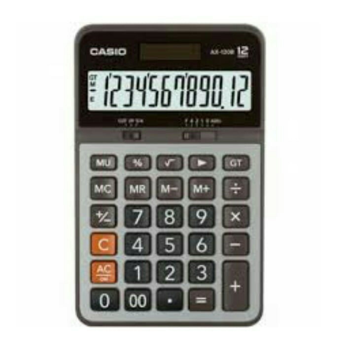 Jual KALKULATOR CALCULATOR CASIO AX120B #ORIGINAL | Shopee Indonesia