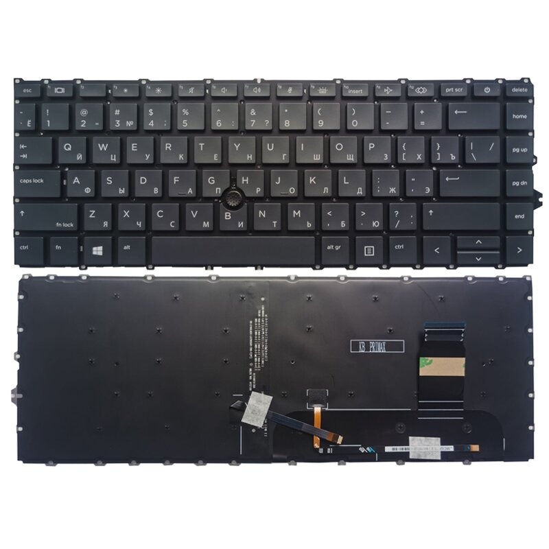Jual PREORDER New Backlit Russian Keyboard For HP EliteBook 840 G7 745 ...