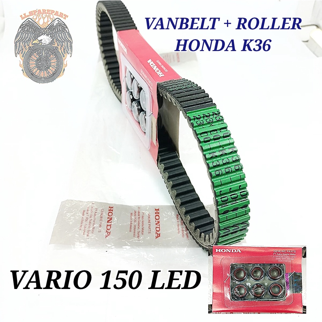 Jual VANBELT V-BELT PLUS ROLLER ASSY HONDA K36 KUALITAS ASLI ORIGINAL ...