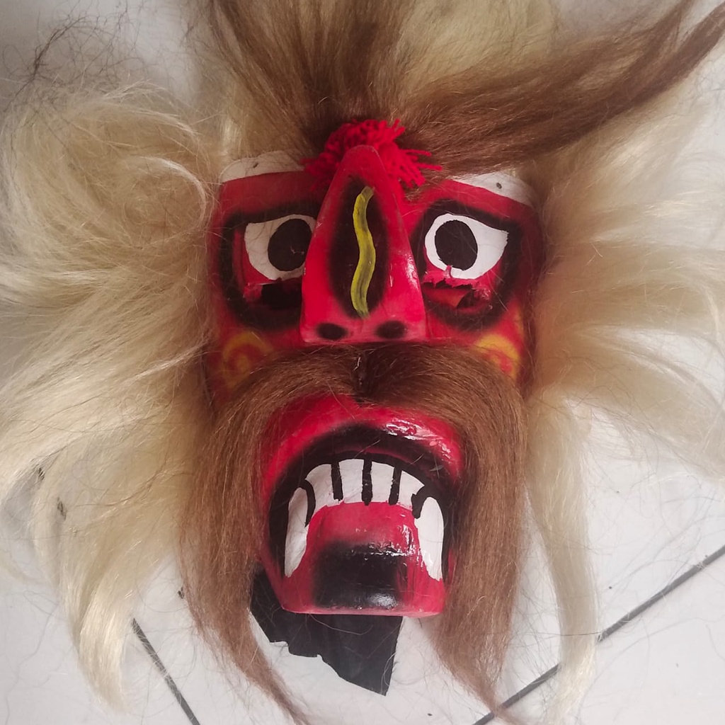 Jual TOPENG BUJANG GANONG GANONGAN HIGH QUALITY BULU | Shopee Indonesia