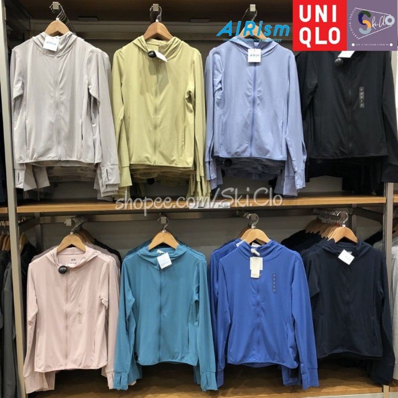 Jual UNQLO AIRism UV Protection Original Mesh Hoodie | Shopee Indonesia
