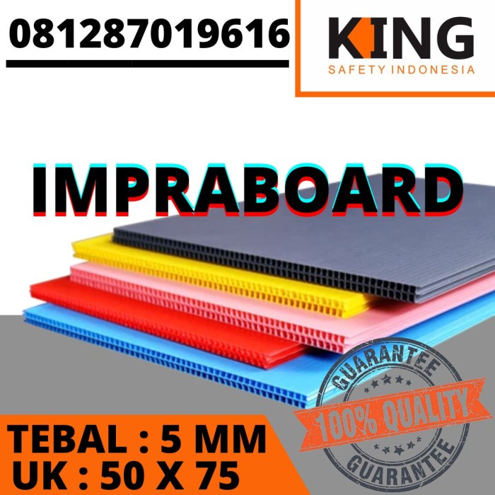 Jual Impr Impraboard Infraboard Corrugated Board 5Mm 50 X 75Cm | Shopee ...