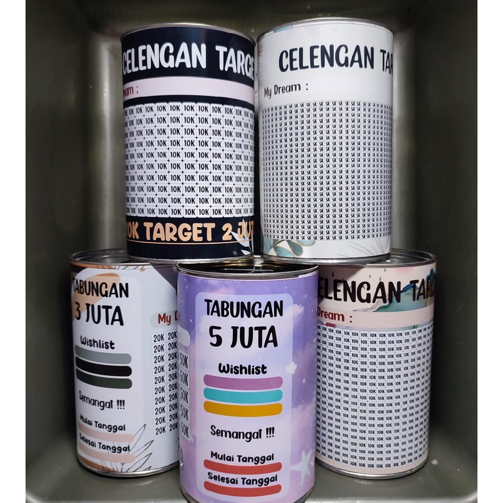 Jual celengan target celengan buka tutup celengan permanen celengan ...