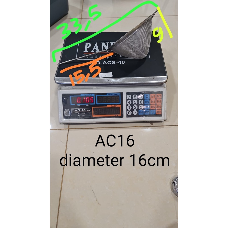 Jual HomeMaster Cone/Kerucut/Conical Strainer/Saringan/Ayakan/Sifter ...