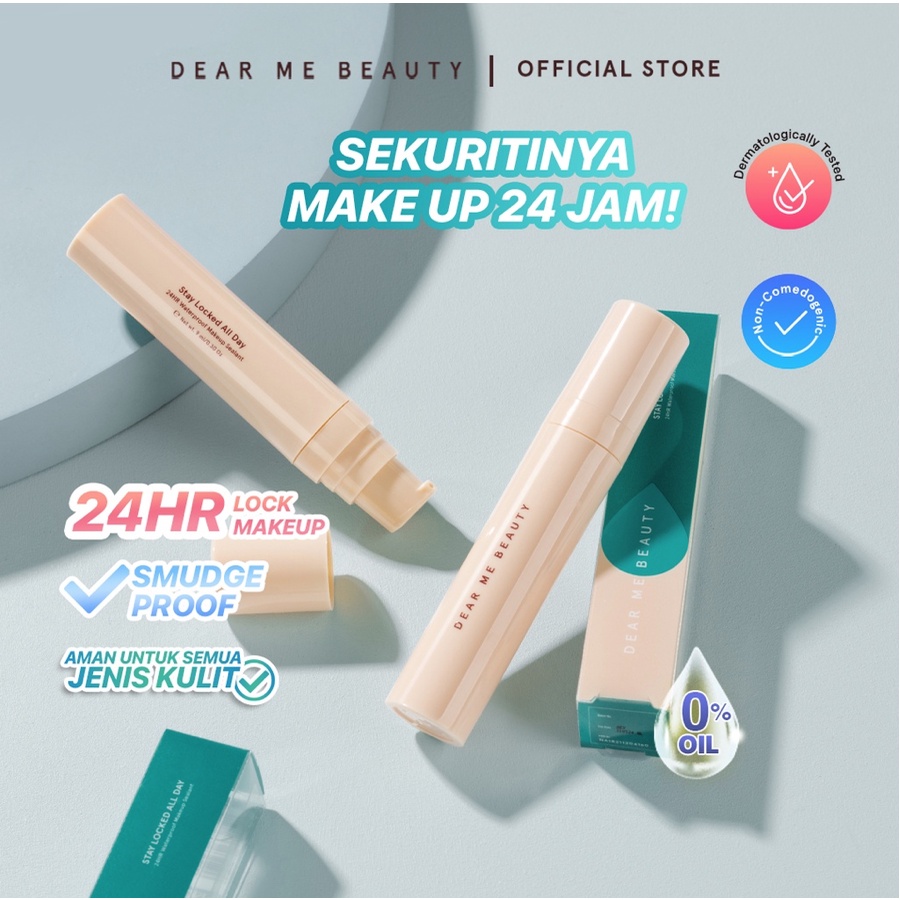 Jual Dear Me Beauty Stay Locked All Day Make Up Base / Mix | Shopee ...