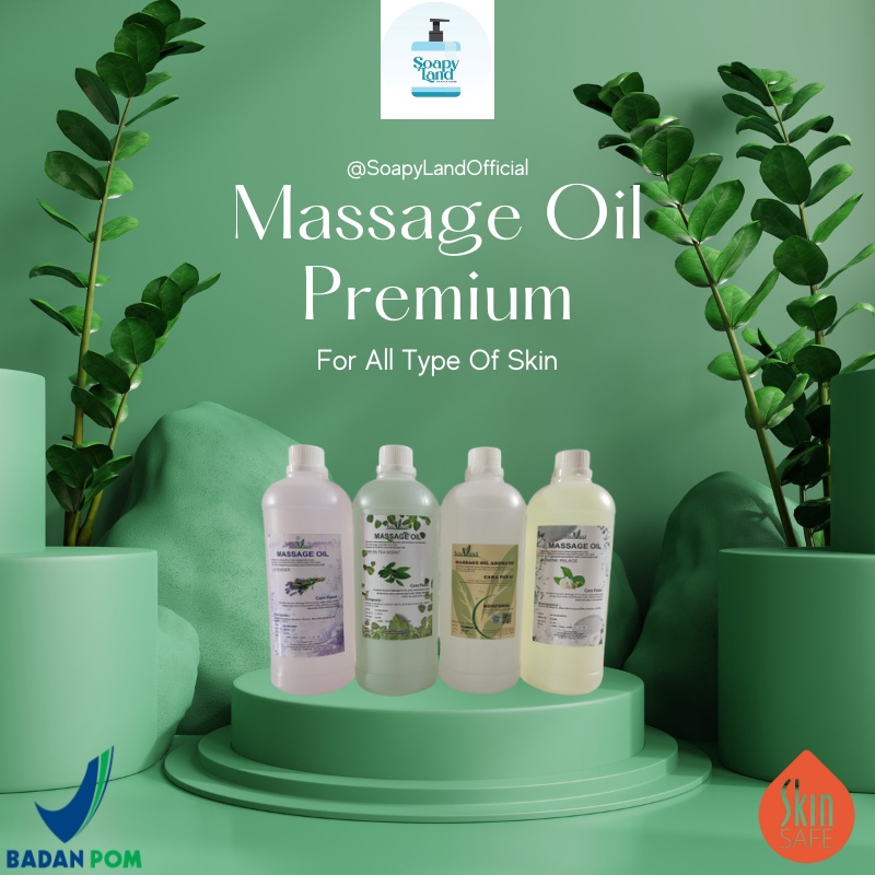 Jual (BPOM) 1 Liter Massage Oil Aromatic Kemasan Botol Minyak Pijat Urut Salon dan Spa Refleksi ...