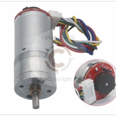 Jual Encoder 6V 12V 24V 25Mm Diameter Gearbox Micro Gear Motor With ...
